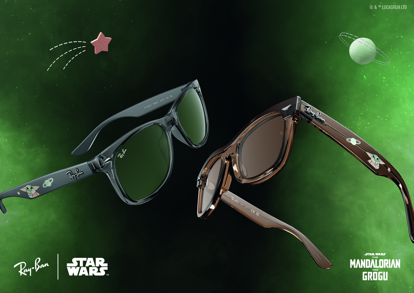Ray-Ban x Star Wars: gli occhiali di Mando e Grogu sono arrivati ...